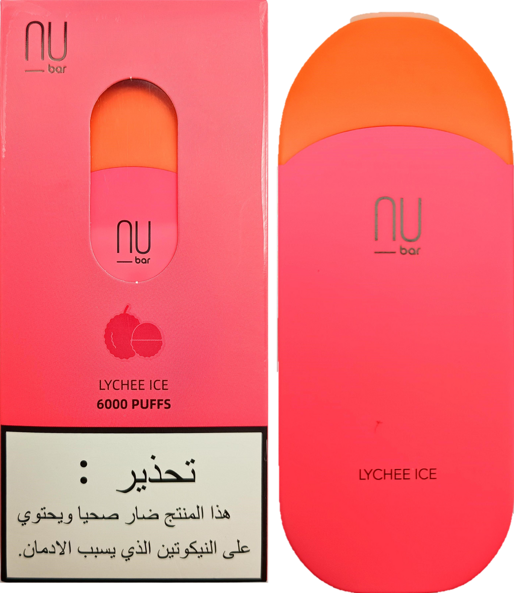Nu Bar Lychee Ice 6000 Puff – La Casa Cubana